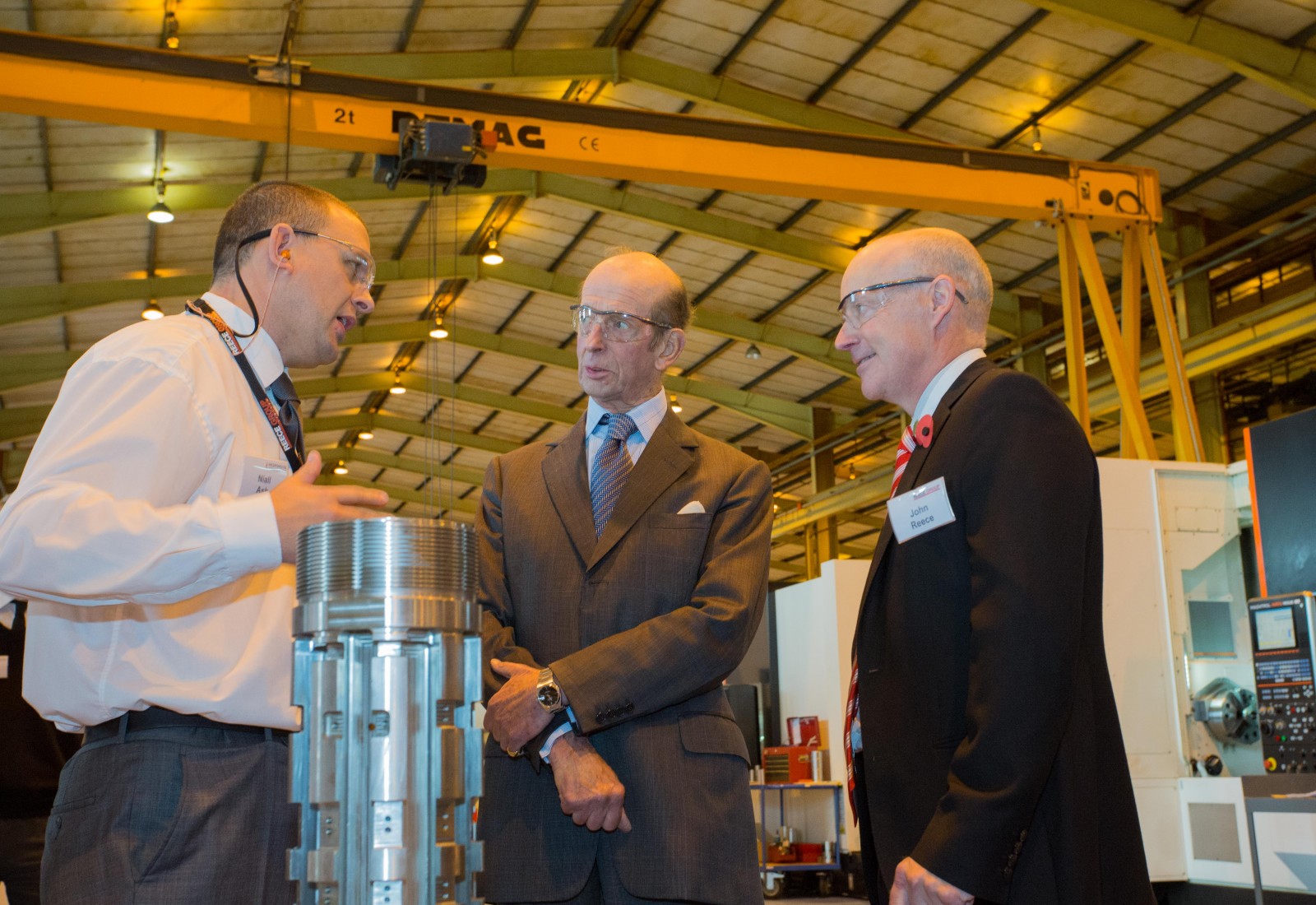 Royal visitor HRH Duke of Kent welcomed to Armstrong Works